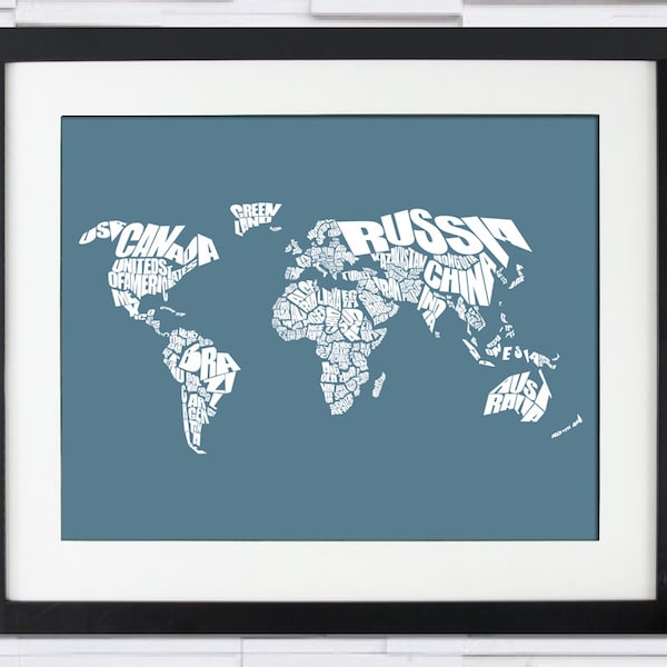 World Map Stencil - Etsy