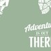 Adventure is Out There World Word Map With Travel Quote - Etsy