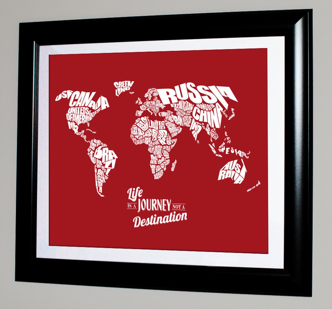 Life Is A Journey Not A Destination World Word Map Travel Etsy life-is-a-journey-not-a-destination-world-word-map-travel-etsy
