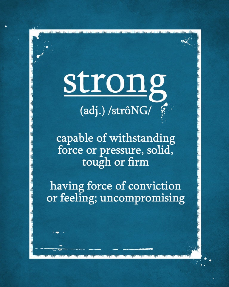 Definition Of STRONG Custom Typographical Poster Etsy definition-of-strong-custom-typographical-poster-etsy