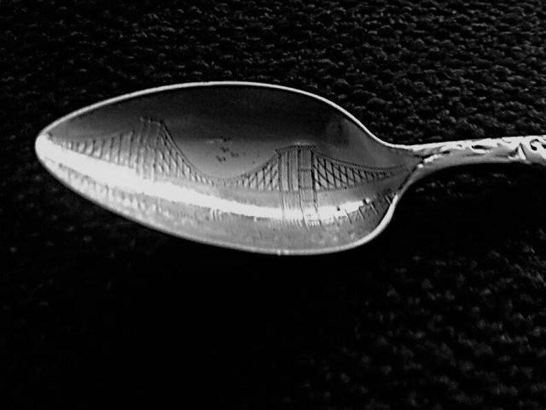Antique Sterling Silver Brooklyn Bridge Souvenir Spoon - Etsy