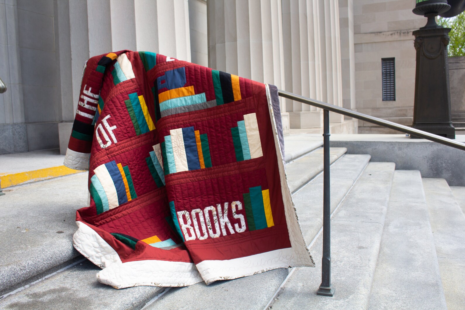 My Library Quilt - Etsy