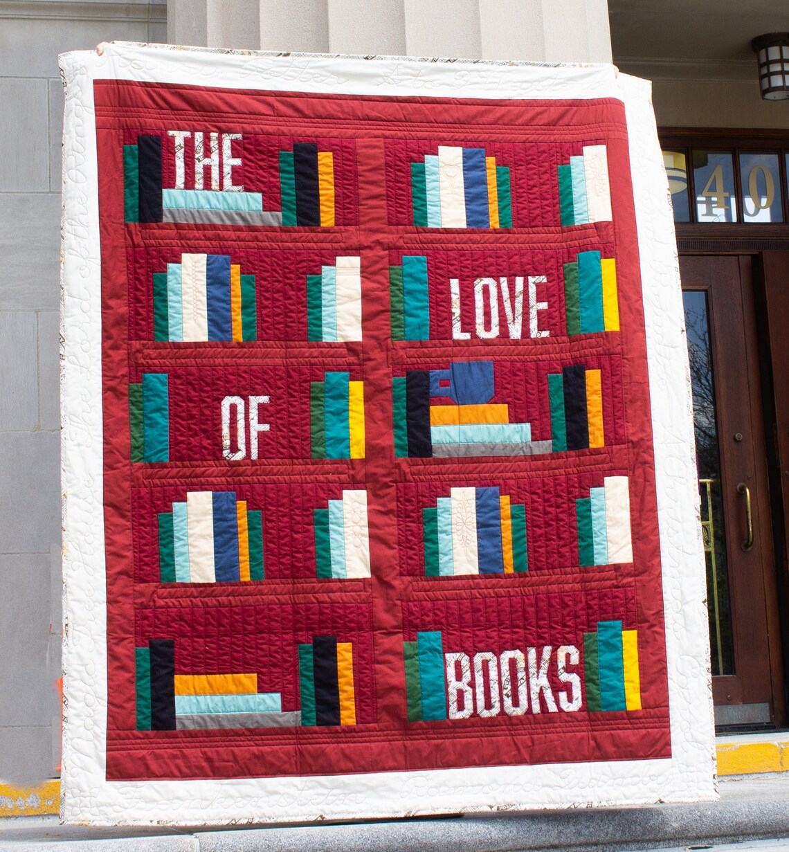 My Library Quilt - Etsy