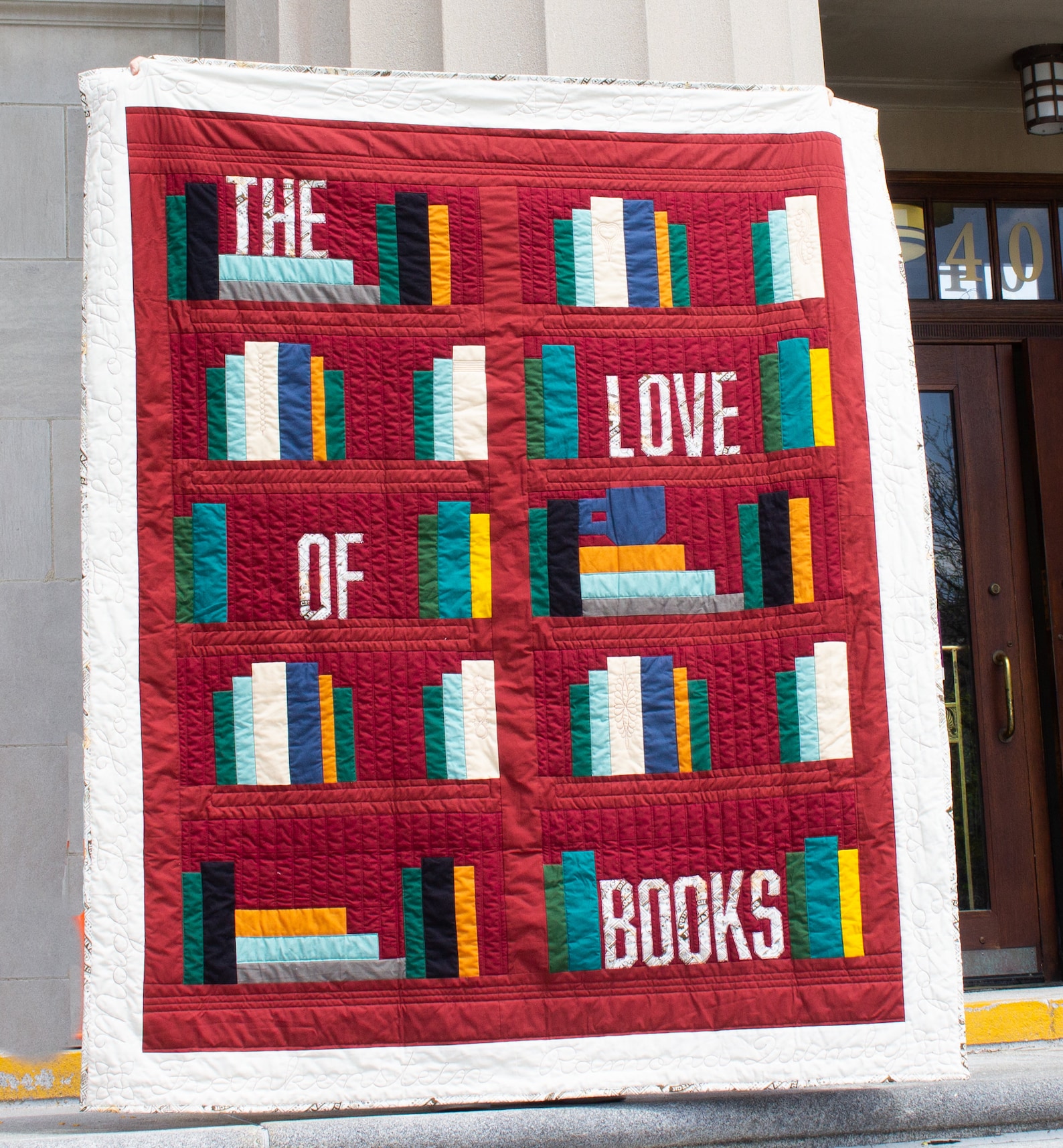 My Library Quilt - Etsy