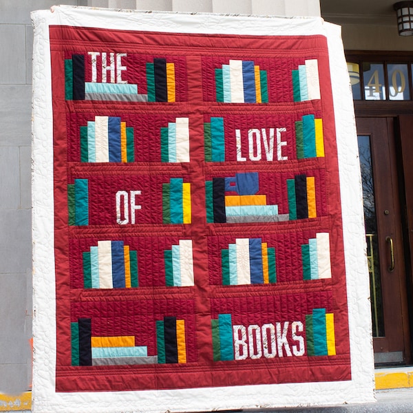 Bookshelf Quilt Pattern - Etsy