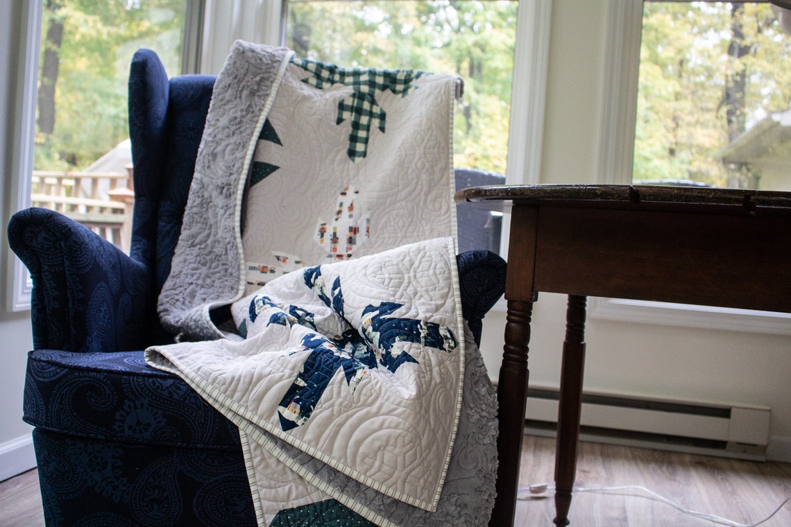 Falling Snow Quilt Pattern - Etsy