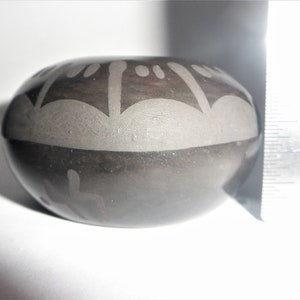 Native American Santa Clara Pottery, Traditional Black on Black Pottery ...