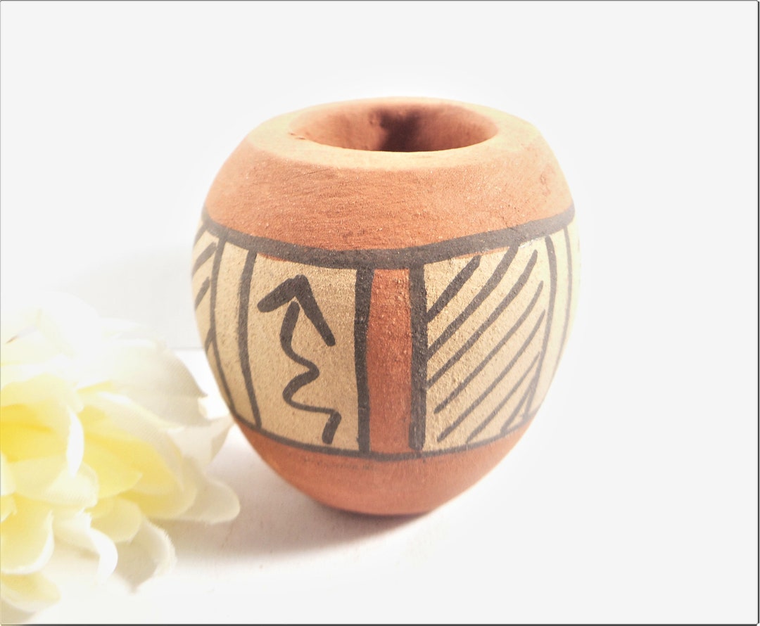 Collectible Jemez Pueblo Native American Pottery, Vintage Handmade ...