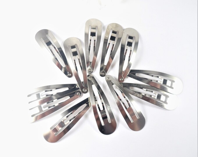 DIY Hair Clip, Snap Clips, Barrette Metal Hair Clips, Bow Accessories ...