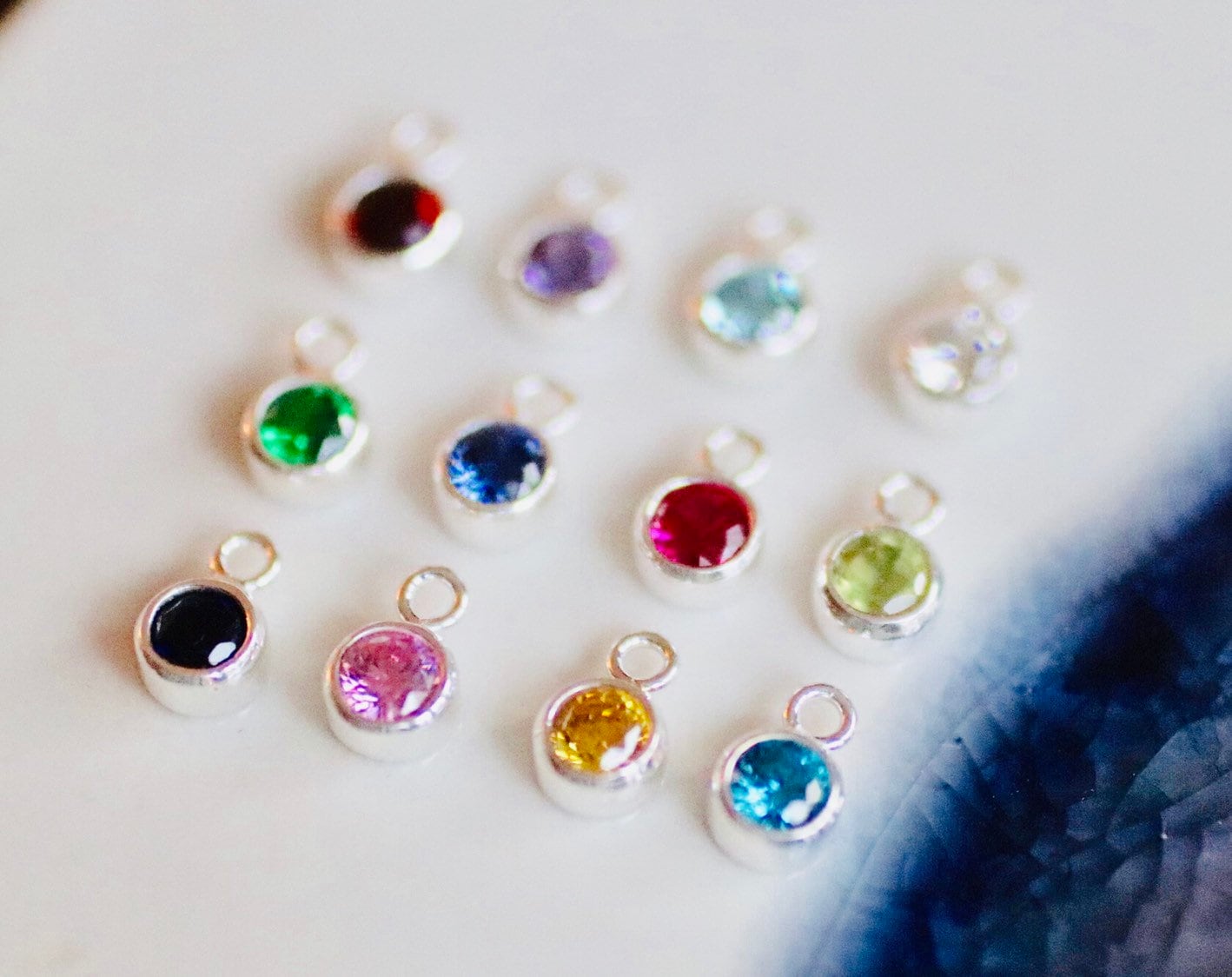 Birthstone Earrings Dangle Earrings Little Girl Earrings | Etsy