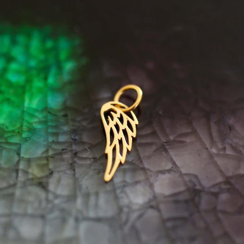 Gold Angel Wing - Etsy