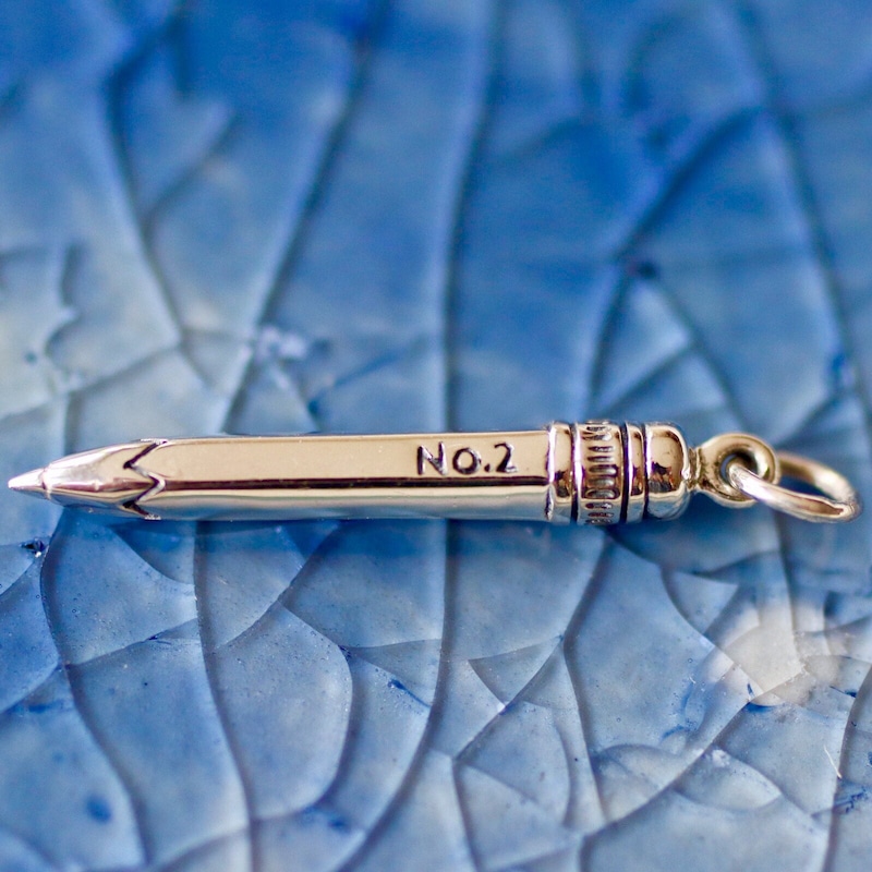 Pencil Charm - Etsy