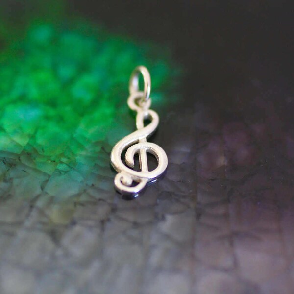 Music Charm Necklace - Etsy