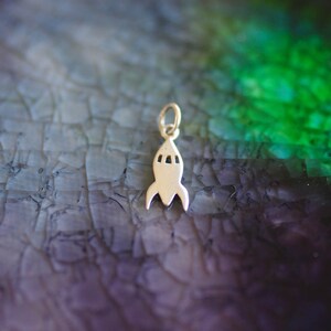 Rocket Ship Charm, Space Charm, Outer Space Charm, Space Jewelry, Space ...