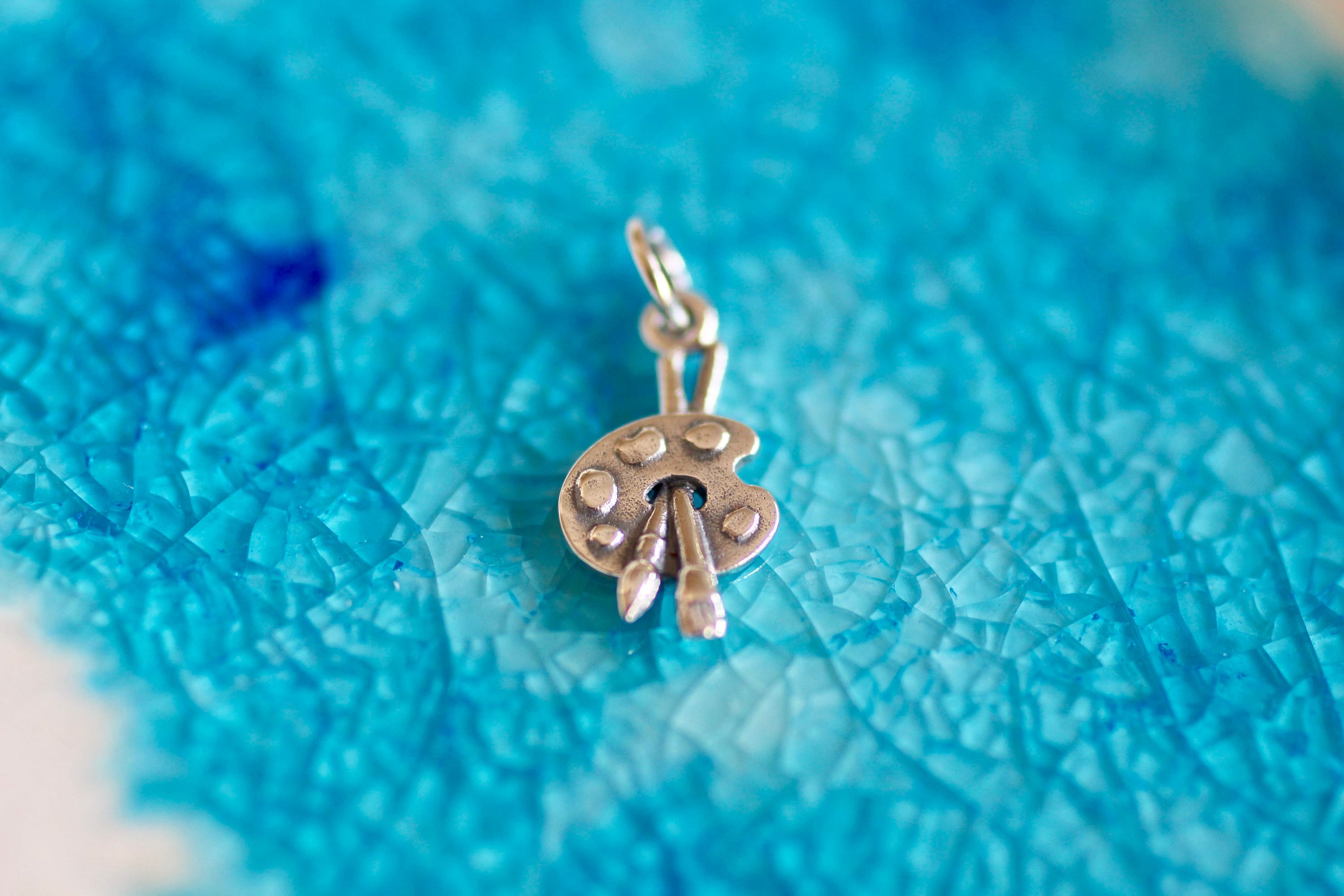 Artist Charm Painter Charm Painting Art Theme Art | Etsy