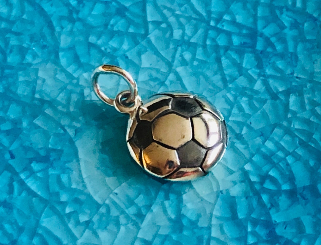 Sterling Silver Soccer Ball Charm - Sports Charm - Team Charm - Sports ...