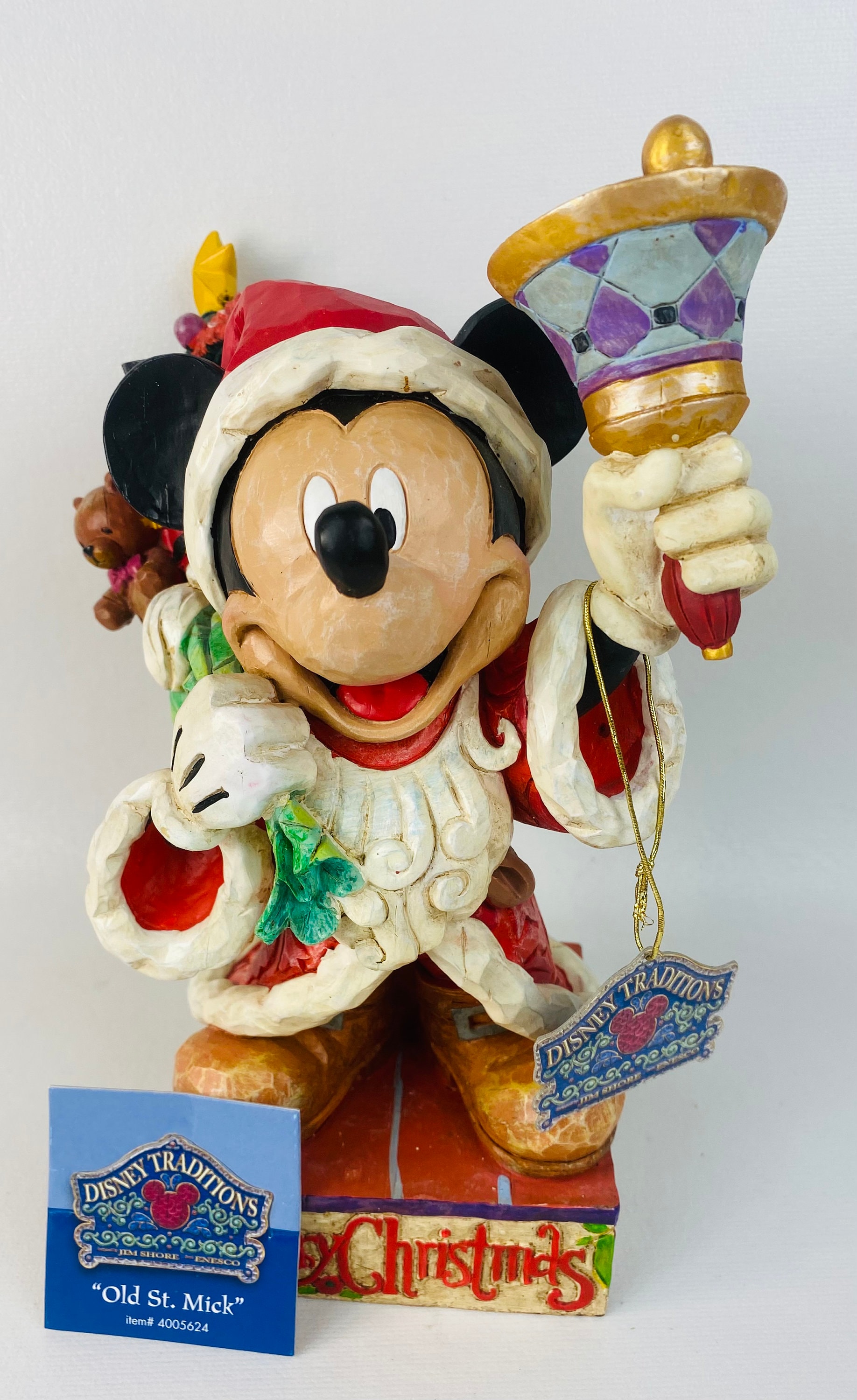 Rare 2006 Jim Shore Heartwood Creek Old St. Mick Mickey Mouse - Etsy