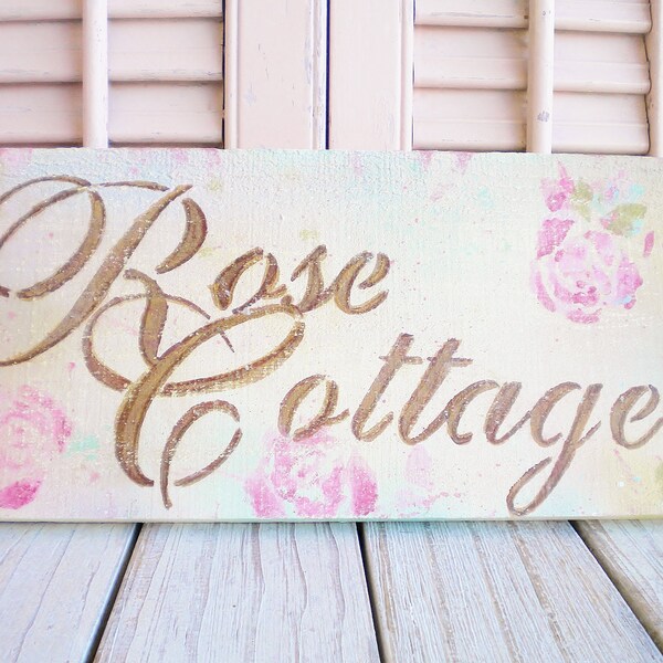 Cottage Wood Sign - Etsy