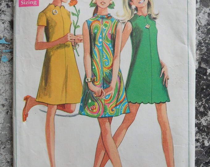 Vintage Sewing Pattern 1960s Simplicity 7635 Size 12 - Etsy