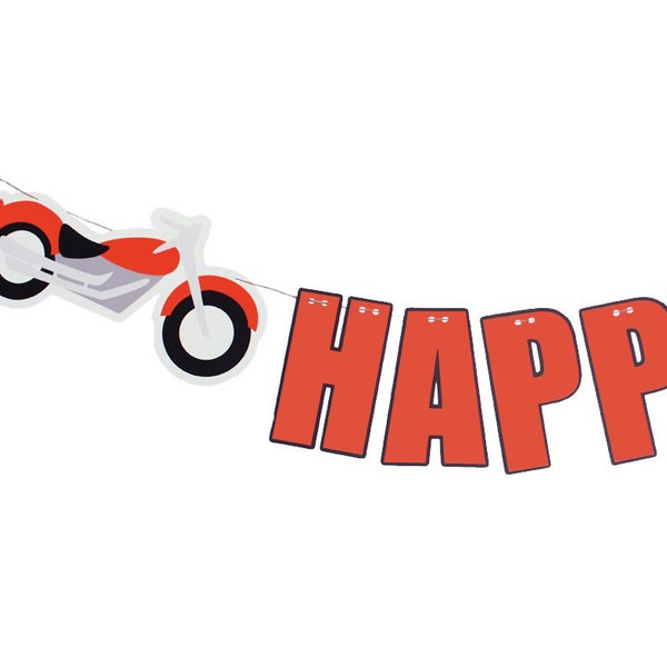 Motorcycle Birthday - Etsy