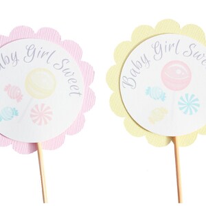 Sweet Baby Banner - Candy Themed Baby Shower - Sweet Baby Shower ...