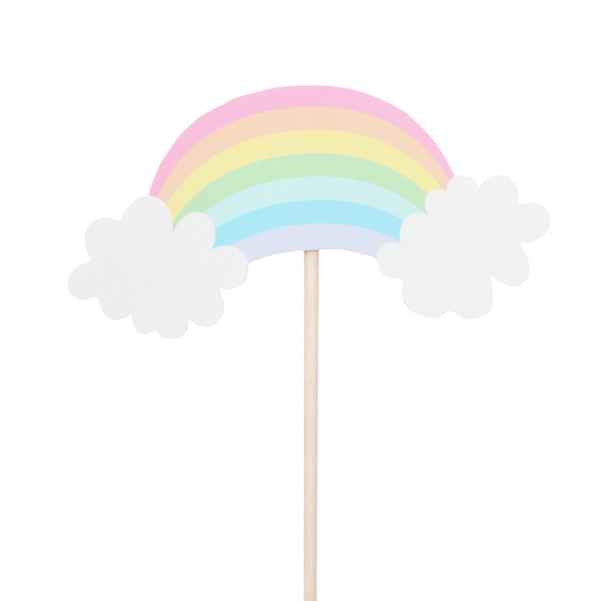Pastel Rainbow CAKE Topper Pastel Rainbow Pastel Birthday - Etsy