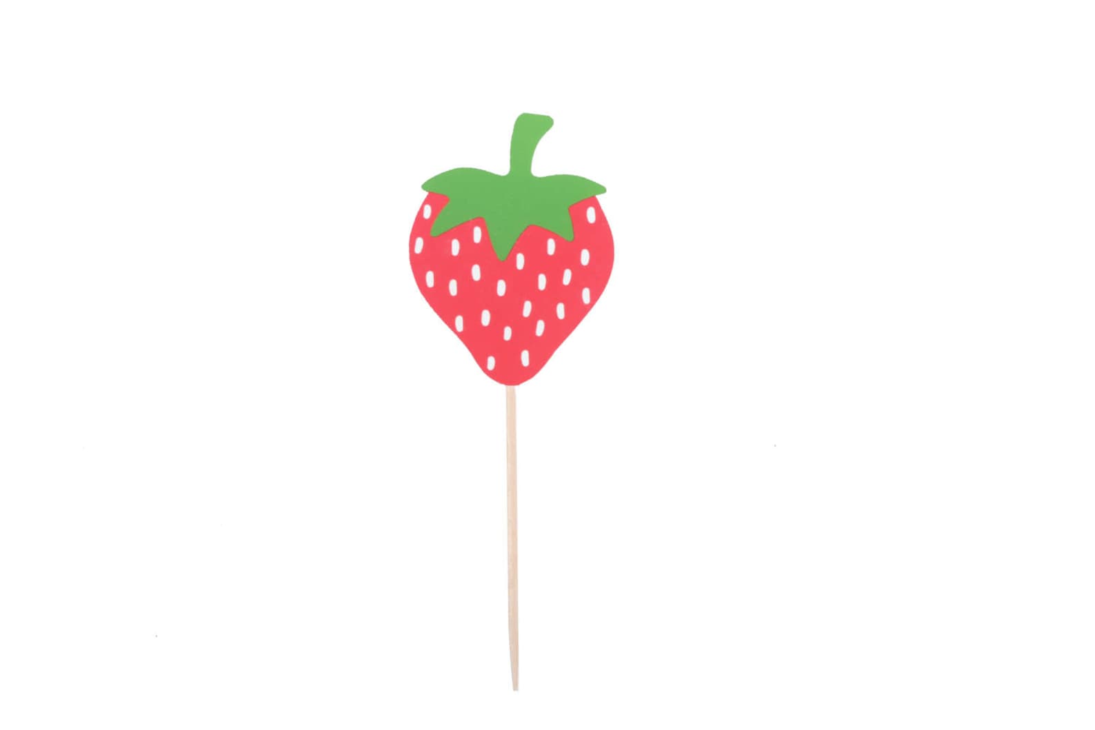 Strawberry Cupcake Toppers - Strawberry Birthday Cupcake Toppers ...