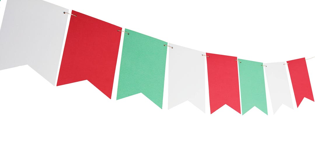 Italian Flag Banner - Italian Flag Decoration - Italian Restaurant ...