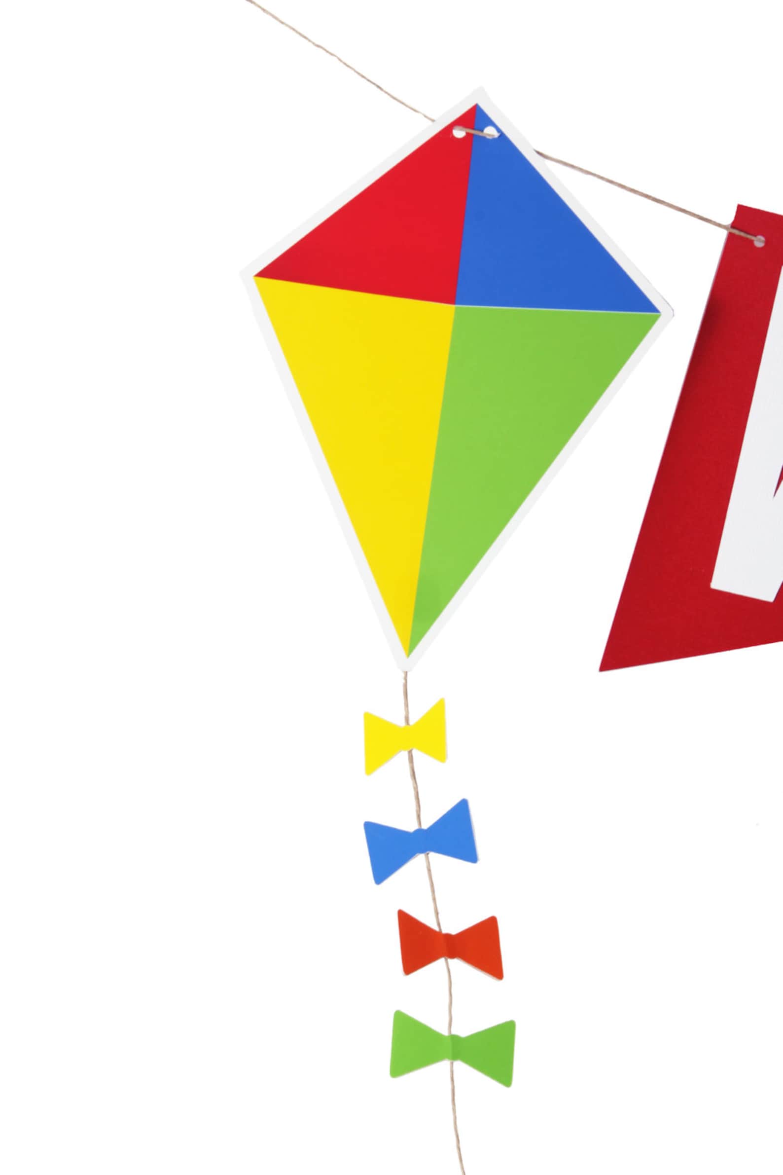 Kite Birthday Banner - Kite Welcome Banner - Welcome Babay Banner ...