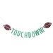 Super Bowl Party Football Touchdown Banner Custom Football - Etsy