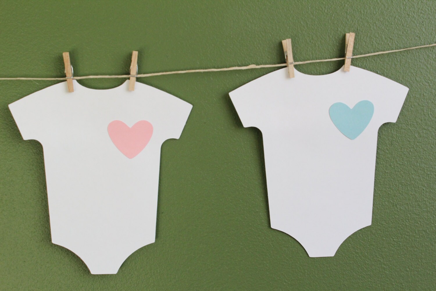 Little Sweetheart Baby Shower Clothesline Banner / Gender | Etsy