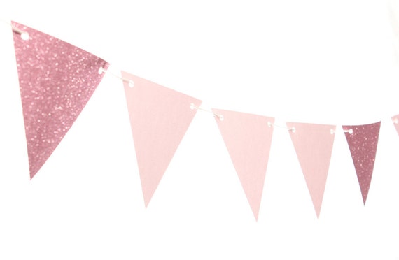 Pink Triangle Banner Clipart