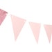 Pink Triangle Flag Banner / Pink Pennant Banner / Pink Bunting / Pink ...