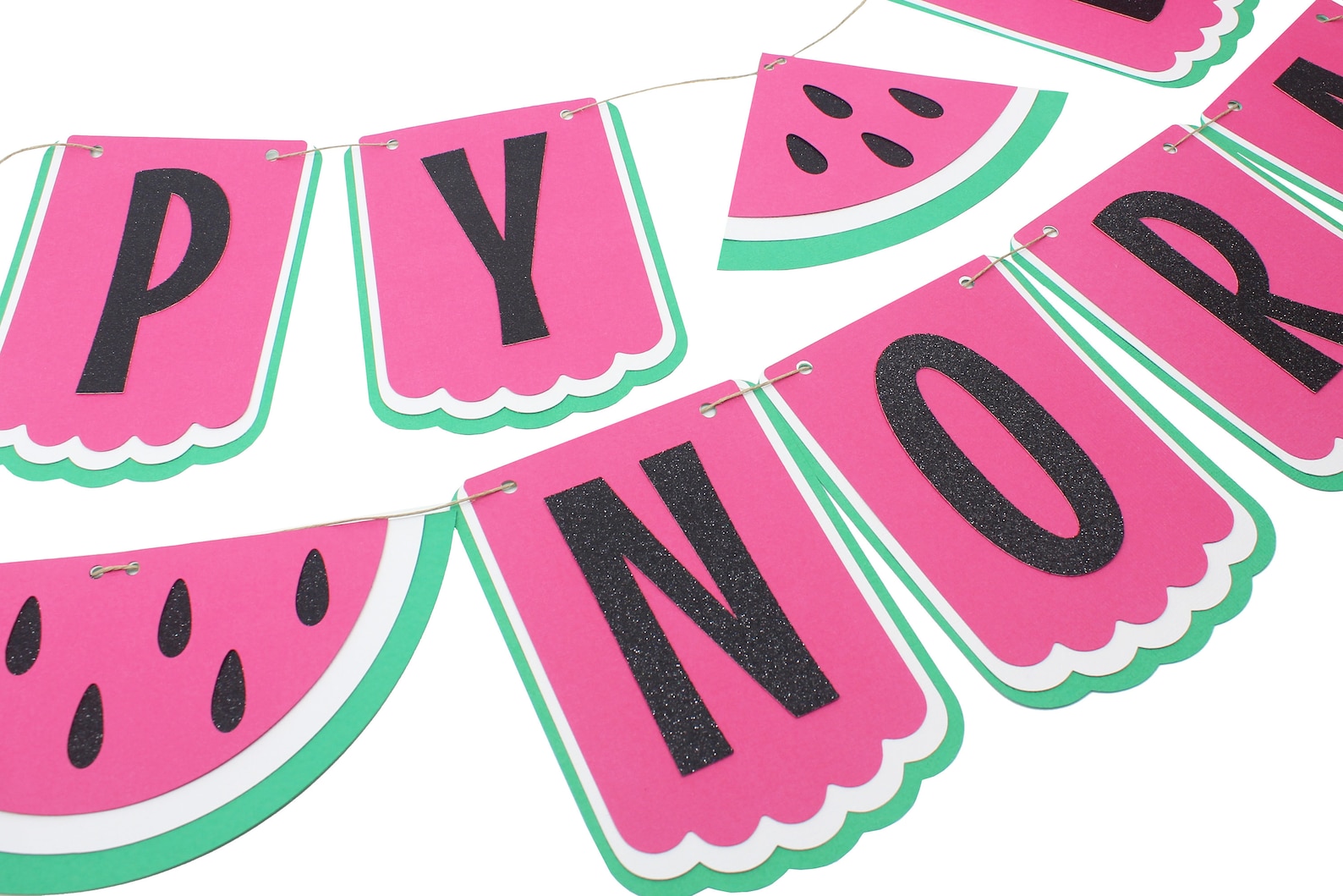 Watermelon Birthday Banner Watermelon Party Decorations | Etsy