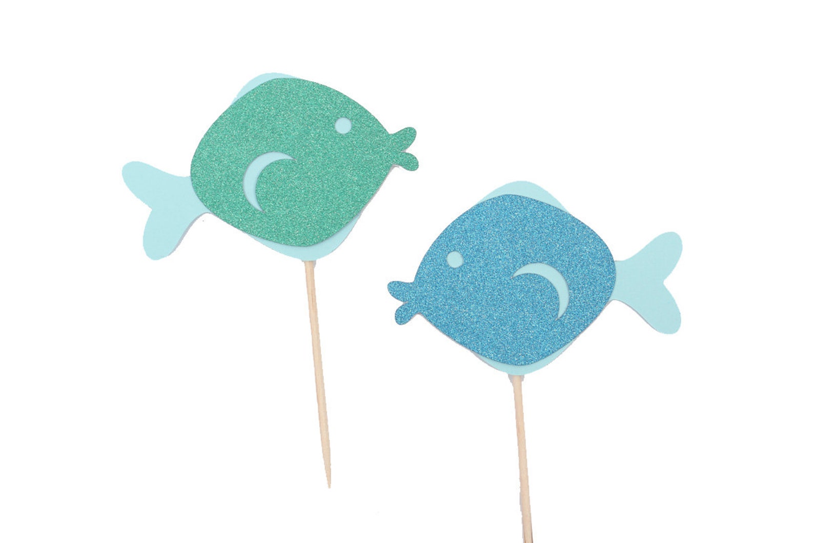 Fish Cupcake Toppers Under the Sea Cupcake Toppers Fish - Etsy