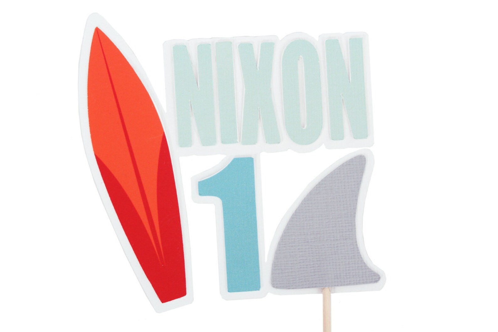 Surfboard Cake Topper Personalized Cake Topper Surfing - Etsy