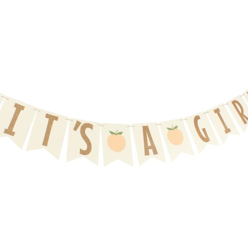 Peach Birthday Banner Peach ONE Banner Peach High Chair - Etsy
