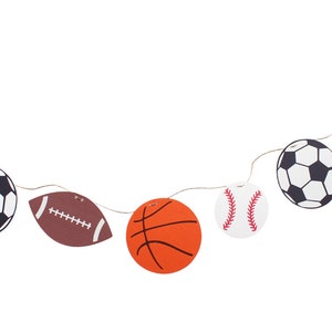 Basketball Garland - Basketball Birthday Party Garland Banner - Etsy