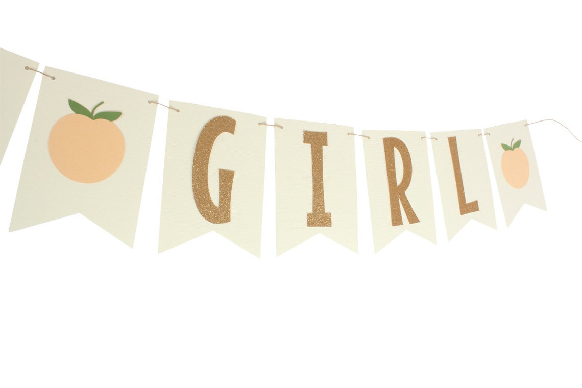 Peach Birthday Banner Peach ONE Banner Peach High Chair - Etsy