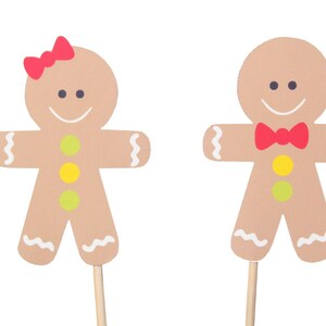 Gingerbread Party Picks, Gingerbread Girl, Gingerbread Boy, Gingerbread ...