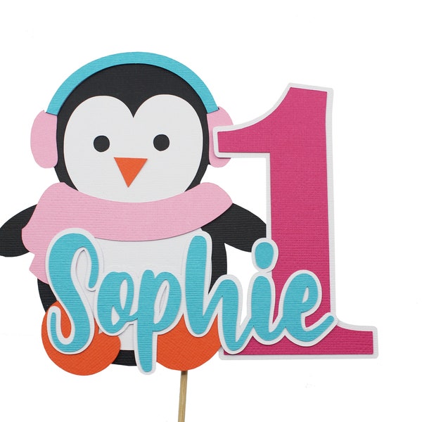 Penguin Cake Topper - Etsy