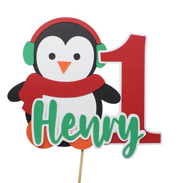 Penguin Cake Topper - Etsy