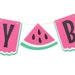Watermelon Birthday Banner Watermelon Party Decorations - Etsy