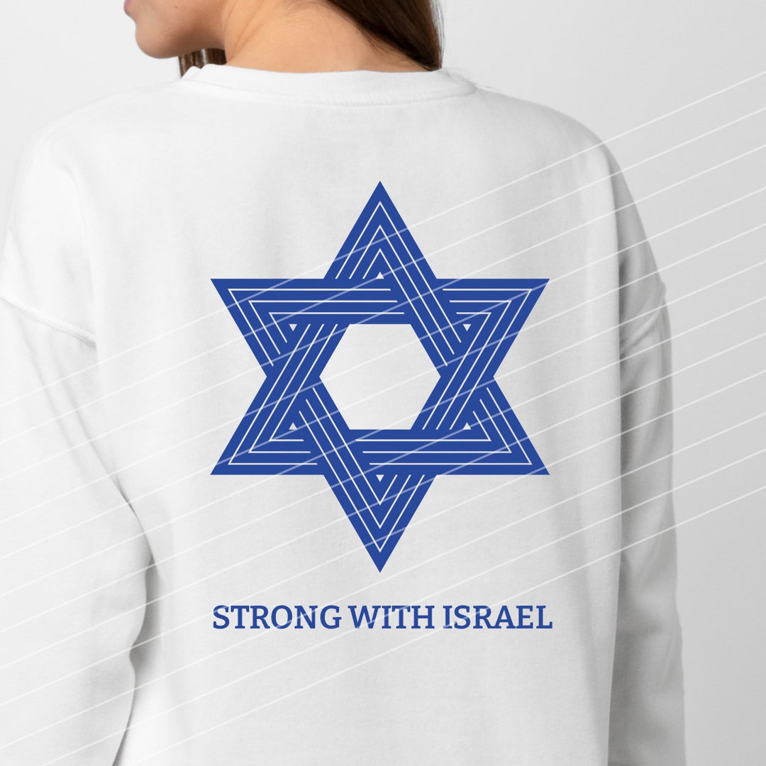 Strong With Israel Svg & Png Israel Svg Stand With Israel - Etsy