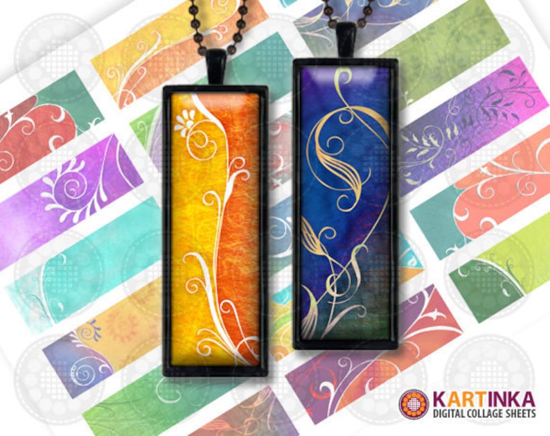 1x3 Inch Size Images ORNAMENTAL Printable Download Collage Sheet for ...