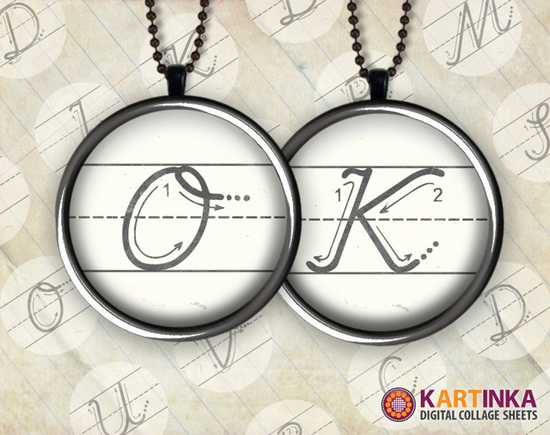 1 Inch, 1.5 Inch, 7/8 Inch Printable Download HOW to WRITE ABC Images ...