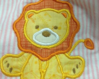 Baby Lion Applique Machine Embroidery Design Baby Lion - Etsy