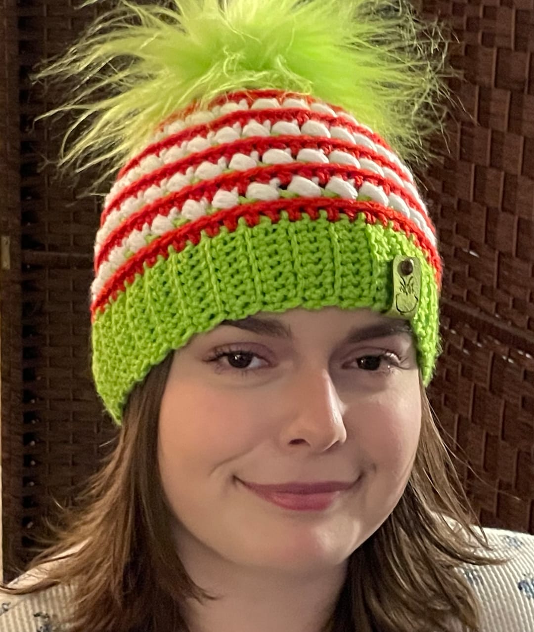 Grinch Hat/crochet/christmas Theme/beanie/disney/event/family Pictures ...