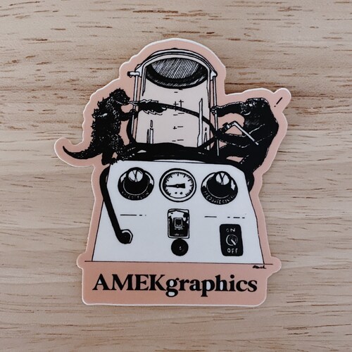 Zilla Vs. Kong Porti-boy Embalming Machine Sticker - Etsy