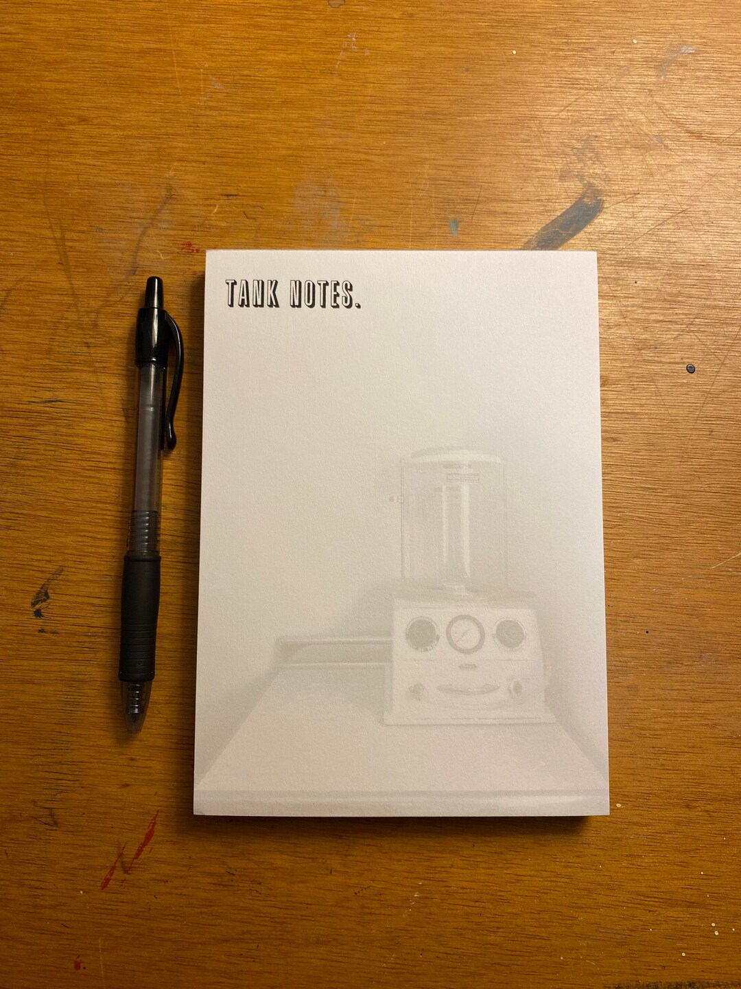 TANK NOTES Porti-boy Embalming Machine Notepad - Etsy